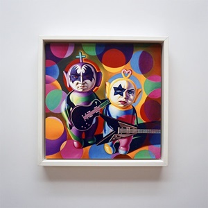 Kiss Teletubbies by Ron English Editioned artwork | Art Collectorz