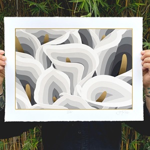 Calla (Moon) by Jet Martinez Editioned artwork | Art Collectorz