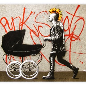 Punk's Not Dead by Martin Whatson Editioned artwork | Art Collectorz