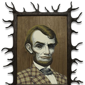 Wood Lincoln by Mark Ryden Editioned artwork | Art Collectorz