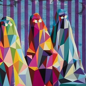Three Brothers by Tim Biskup Editioned artwork | Art Collectorz