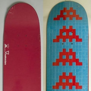 Matrix Skate Deck by Space Invader Editioned artwork | Art Collectorz