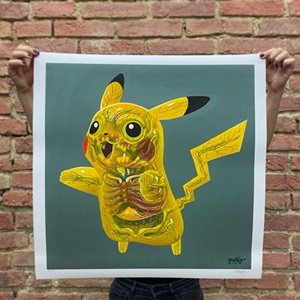 Translucent Pikachu by Nychos Editioned artwork | Art Collectorz
