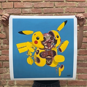 Dissection Of Pikachu by Nychos Editioned artwork | Art Collectorz