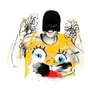 Spongebob Fury by Anthony Lister Editioned artwork | Art Collectorz