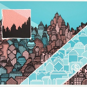 A Split City (First Edition) by SinnSykShit Editioned artwork | Art ...