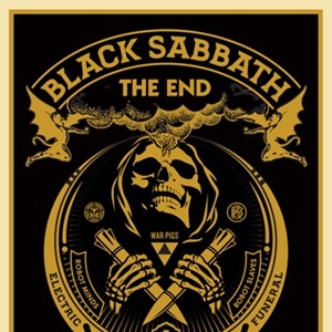 Black Sabbath - The End (Gold) by Shepard Fairey Editioned artwork ...