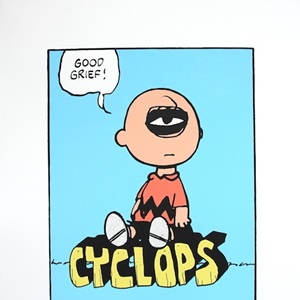 Charlie Brown (Blue) by Lucas Price Editioned artwork | Art Collectorz