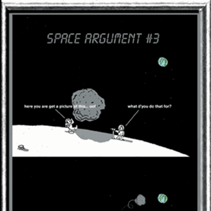 Space Argument #3 by Modern Toss Editioned artwork | Art Collectorz