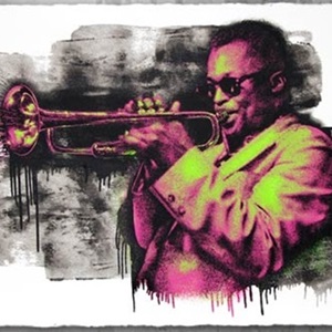 Miles Davis (Pink / Green) by Mr Brainwash Editioned artwork | Art ...