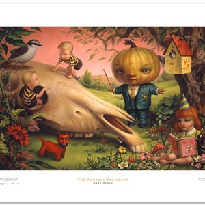 The Pumpkin President by Mark Ryden Editioned artwork | Art Collectorz
