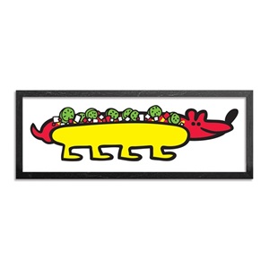 Chicago Dog by Jon Burgerman Editioned artwork | Art Collectorz