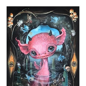 Curious Beast by Laura Colors Editioned artwork | Art Collectorz