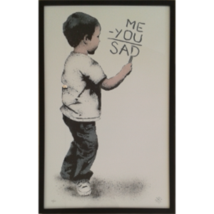 Me - You = Sad (First Edition) by L.E.T. Editioned artwork | Art Collectorz