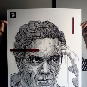 Pier. Paolo. Pasolini by Draw Editioned artwork | Art Collectorz