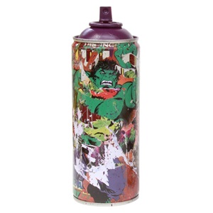 Hulk - Metal Spray Can (Purple) by Mr Brainwash Editioned artwork | Art ...
