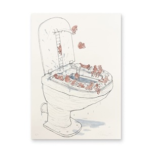 Swimming Poo (Paint-Finished) by NemO's Editioned artwork | Art Collectorz