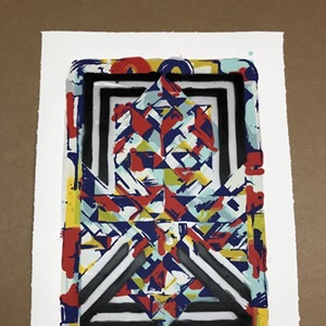 Untitled (2013) (Red) by Revok Editioned artwork | Art Collectorz