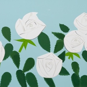 White Roses by Alex Katz Editioned artwork | Art Collectorz