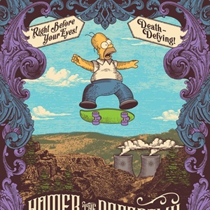 Homer The Daredevil by Justin Helton Editioned artwork | Art Collectorz