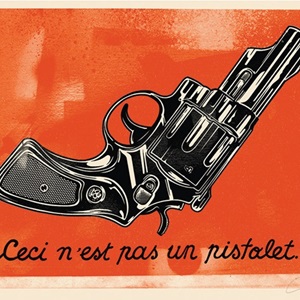 Not A Gun by Dave Kinsey Editioned artwork | Art Collectorz