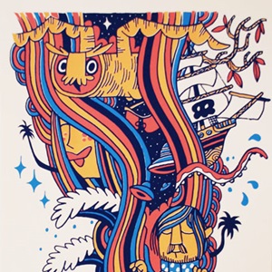 Love by Pete Fowler Editioned artwork | Art Collectorz