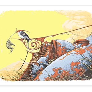 Nesting by Aaron Horkey Editioned artwork | Art Collectorz