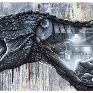 TV Rex (XL) by Paul Jackson Editioned artwork | Art Collectorz