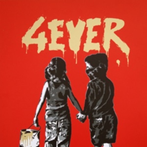 4Ever (Gold) by Alessio B Editioned artwork | Art Collectorz