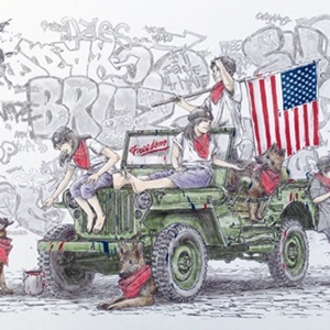 Freedom Fighters (USA) by Roamcouch Editioned artwork | Art Collectorz